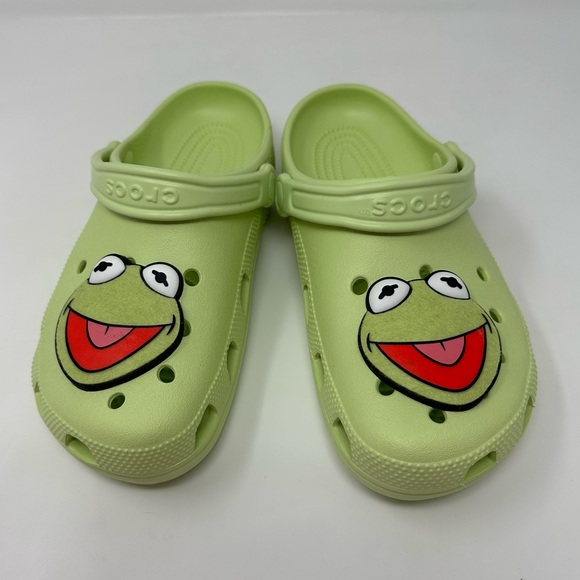 CROCS | Shoes | Kermit The Frog Crocs Womens 9 Mens 7 Green Disney ...